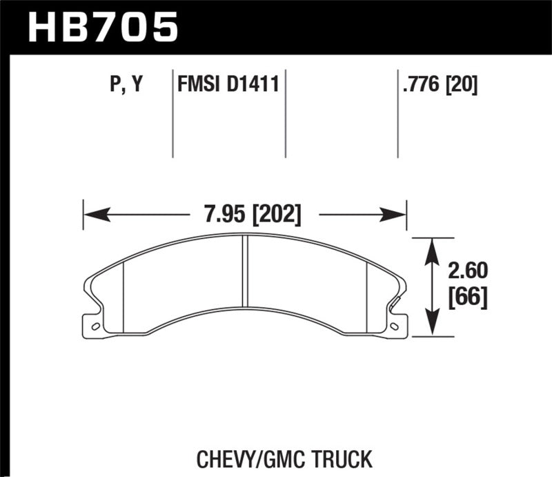 Hawk Chevy/GMC Express/Silverado/Savana/Sierra 15/25/35/4500 SuperDuty ...