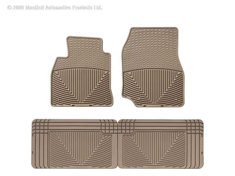 WT Rubber Mats - Front - Tan – SP Engineering