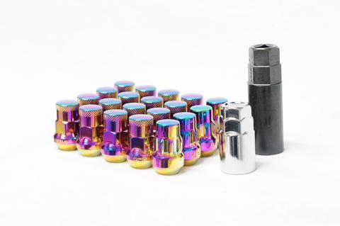 MUTEKI SR35 (16+4) CHROME NEON CLOSED ENDED LUGNUTS - 12X1.25/12X1.5 ...